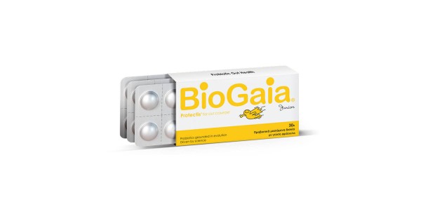 BioGaia ProTectis Junior Chewable Προβιοτικά για Παιδιά 30 μασώμενες ...